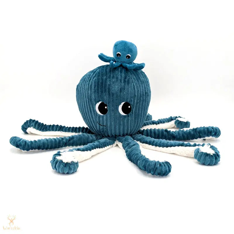 Kuscheltier Oktopus mit Baby - Perfektes Plüschtier Geschenk – Wurzelein